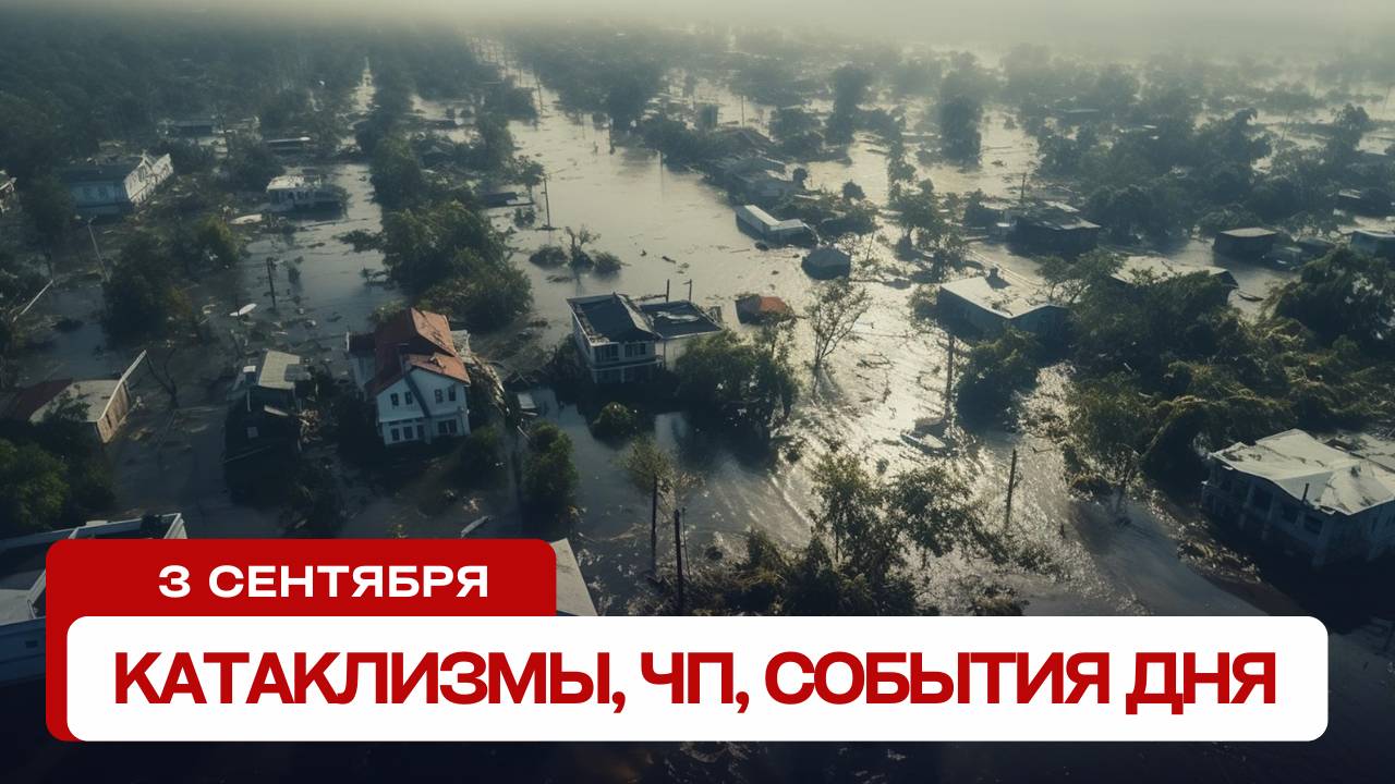 Катаклизмы за день 03.09.2024. Новости, ЧП, события дня