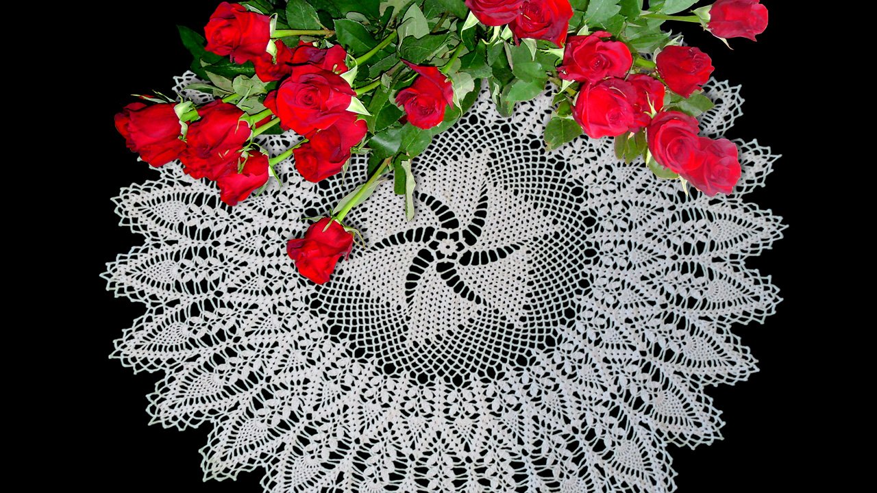 ШИКАРНАЯ САЛФЕТКА "ОПТИЧЕСКАЯ ИЛЛЮЗИЯ" КРЮЧКОМ (МК на Рутуб)