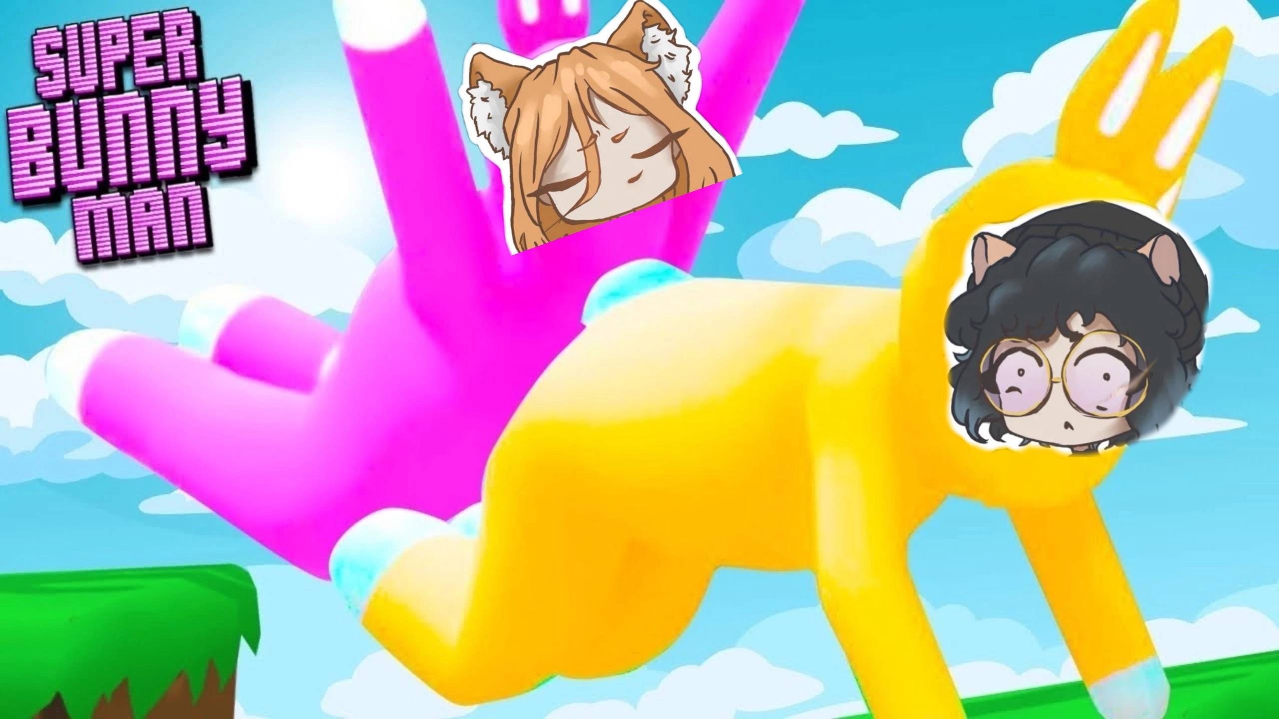 Играем в SUPER BUNNY MAN с kelayta | КООП СТРИМ