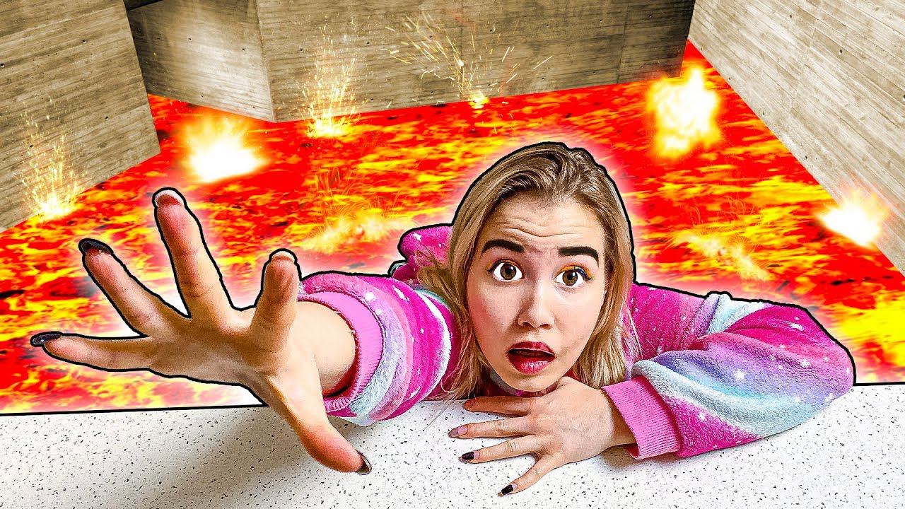 ПОЛ ЭТО ЛАВА - ЭКСТРЕМАЛЬНЫЙ ЧЕЛЛЕНДЖ!