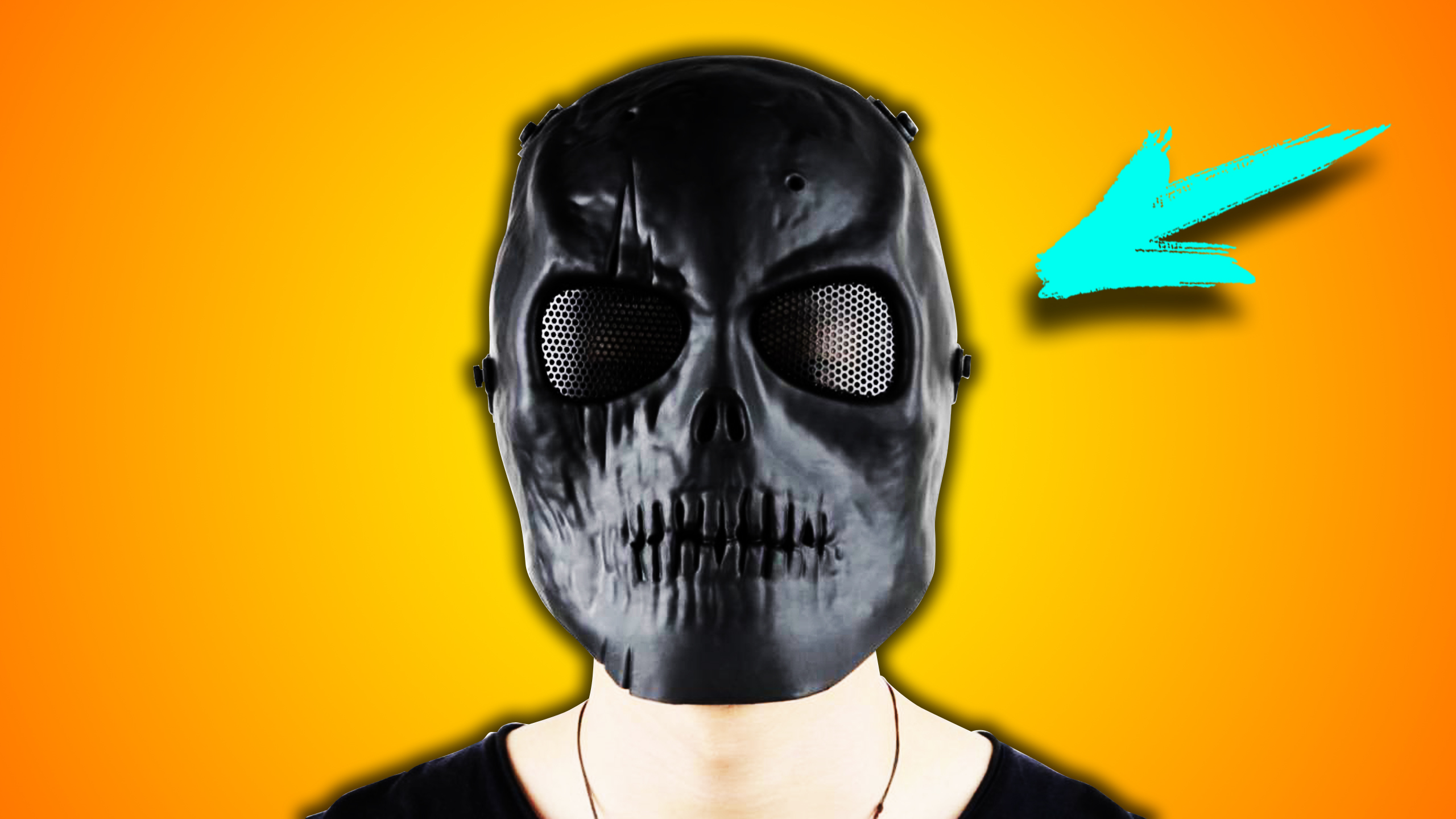 Маска ЧЕРЕП для СТРАЙКбола! Быстрый обзор и распаковка ПОСЫЛКИ