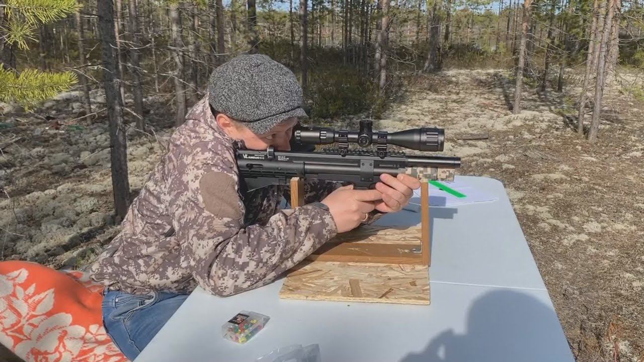 VL-21 COMPACT (кал.5,5) Стрельба на 40, 50, 60, 100м.