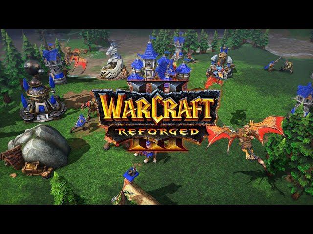 Warcraft 3 Reforged - Прохождение - Пролог, ч.2 + Начало кампании Альянса!