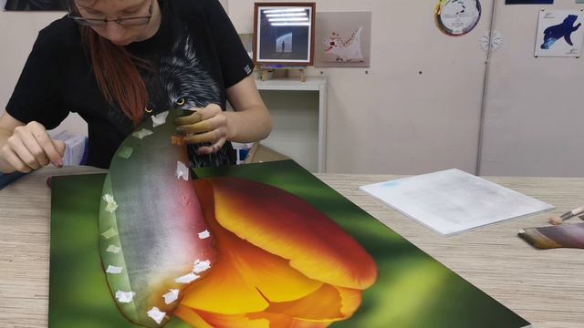 Удивительные приключения Анастасии | Аэрограф с Нуля