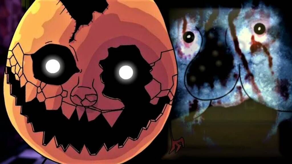 Страшное  яйцо хочет мои глаза играю в хорор