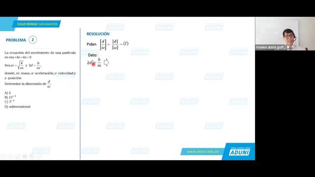 San Marcos REPASO 2021 | Semana 01 Física
