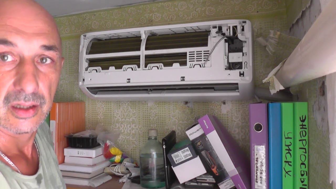 Чистка кондиционера Balu OLYMPIO Edge своими руками.