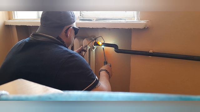 Замена труб стояка отопления