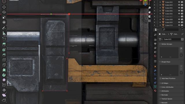 Создание Резака из игры DeadSpace - 3D моделирование