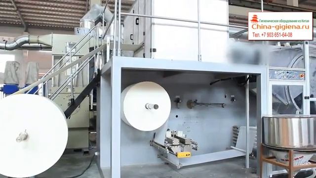 Линия производства детских пеленок