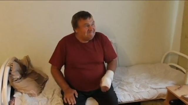 Постояльцы пансионата для пожилых