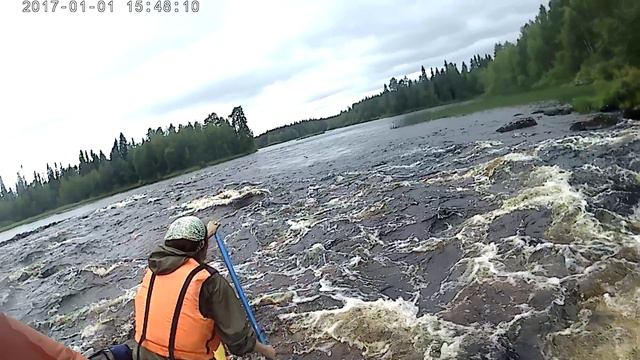 Порог на реке Чирка (Карелия)