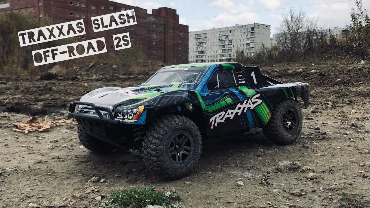 TRAXXAS Slash Ultimate VXL 4WD - off-road test 2s... Выживет?!