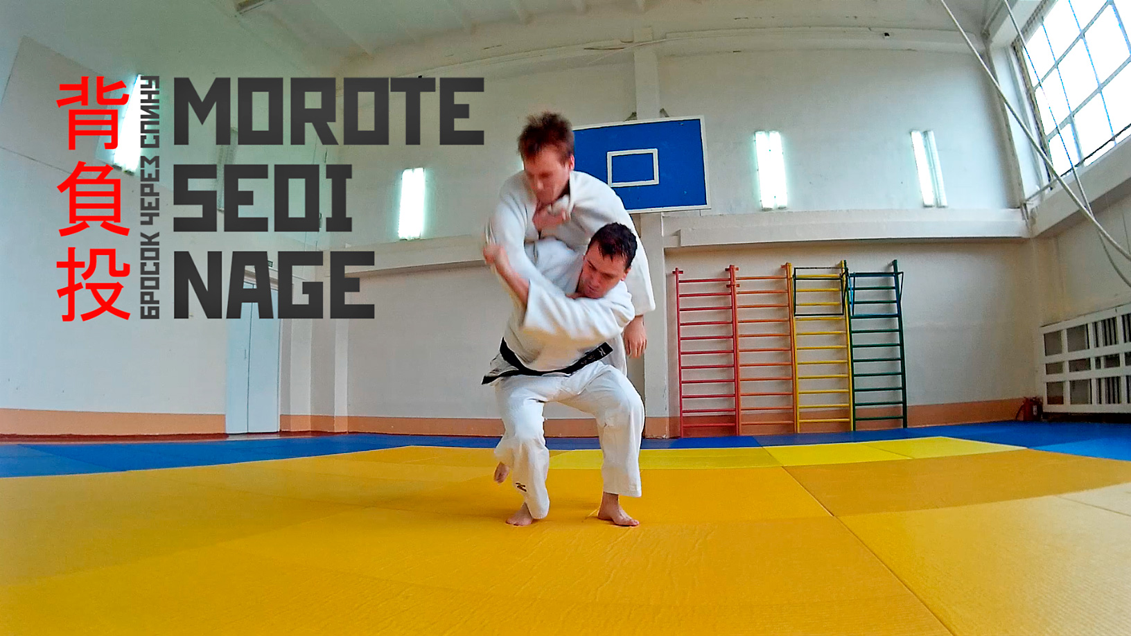 MOROTE SEOI NAGE / Бросок через спину / 背負投