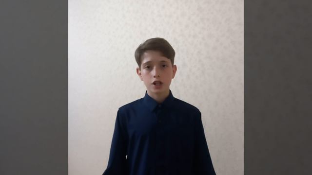 "Самый первый", Читает: Сохиев Сармат, 13 лет