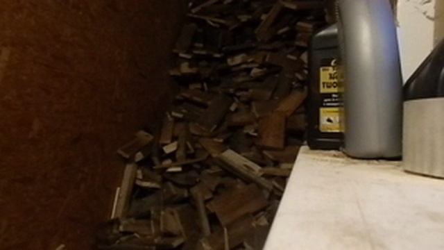 Дом для пенсионеров. Дрова январь, как не надо хранить