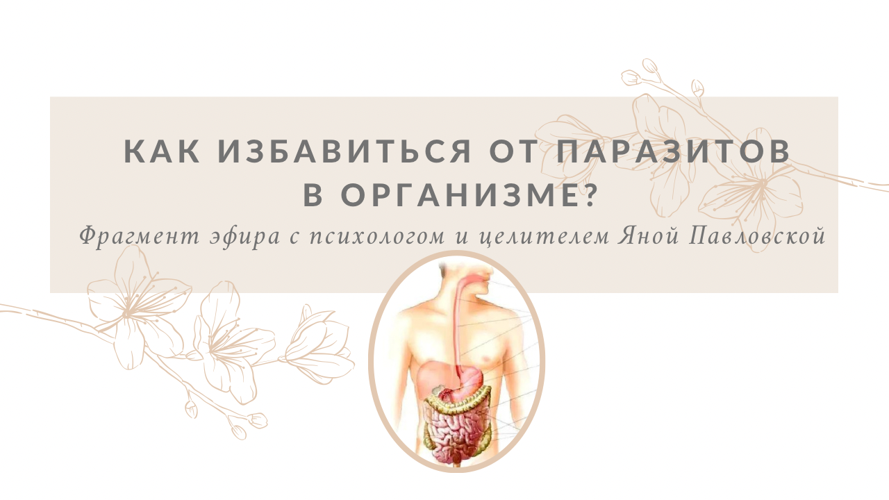 Как избавиться от паразитов в организме? Отвечает Яна Павловская