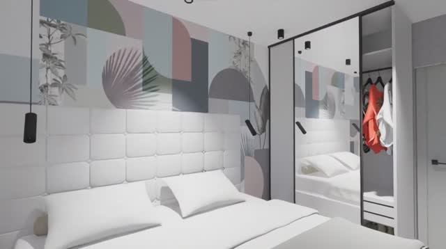 Дизайн интерьера 3-х комнатной квартиры в современном стиле.