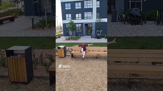 Зарядка на свежем воздухе.