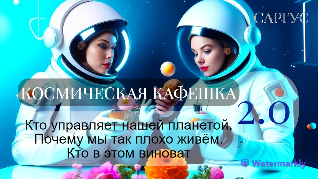 #96 КОСМИЧЕСКАЯ КАФЕШКА. Кто управляет нашей планетой. Почему мы так плохо живём. Ч. 2.0