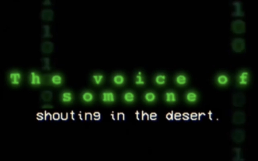 THE VOICE OF SOMEONE SHOUTING IN THE DESERT. (The Bible. Reloaded XXI.) БОЖИЙ ГЛАС.