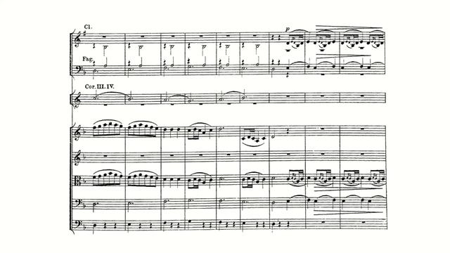 Калинников. Сюита для оркестра (без видео, на экране партитура). Исп. ГАСО СССР. Дир. Евгений Сетлан