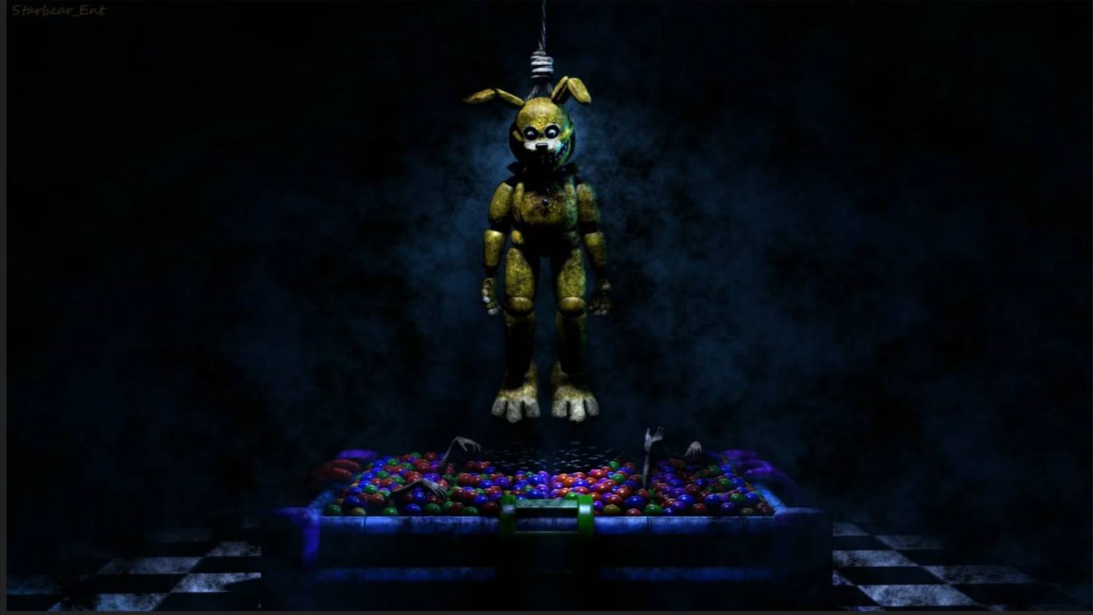 Спасаем чела из аниматроника во FNAF Into the pit #3