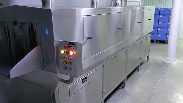 Машина мойки ящиков тип 300 с обдувом