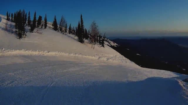 20200202 Шерегеш - доллар - 2 спуска по разным трассам - левая сторона 2 февраля 2020.mp4