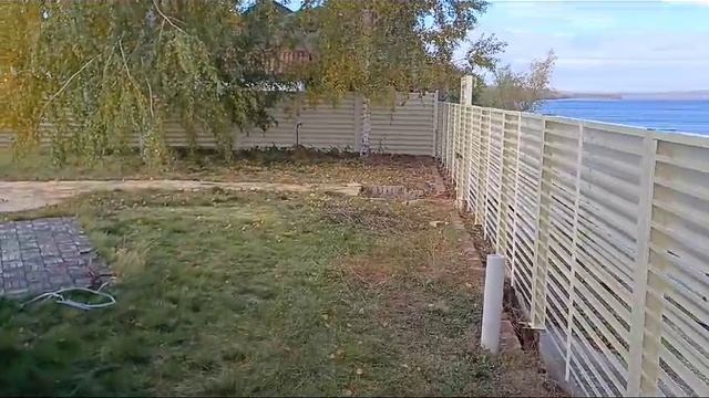Забор еврожалюзи, Royal RAL 1015/1015, п. Гранный