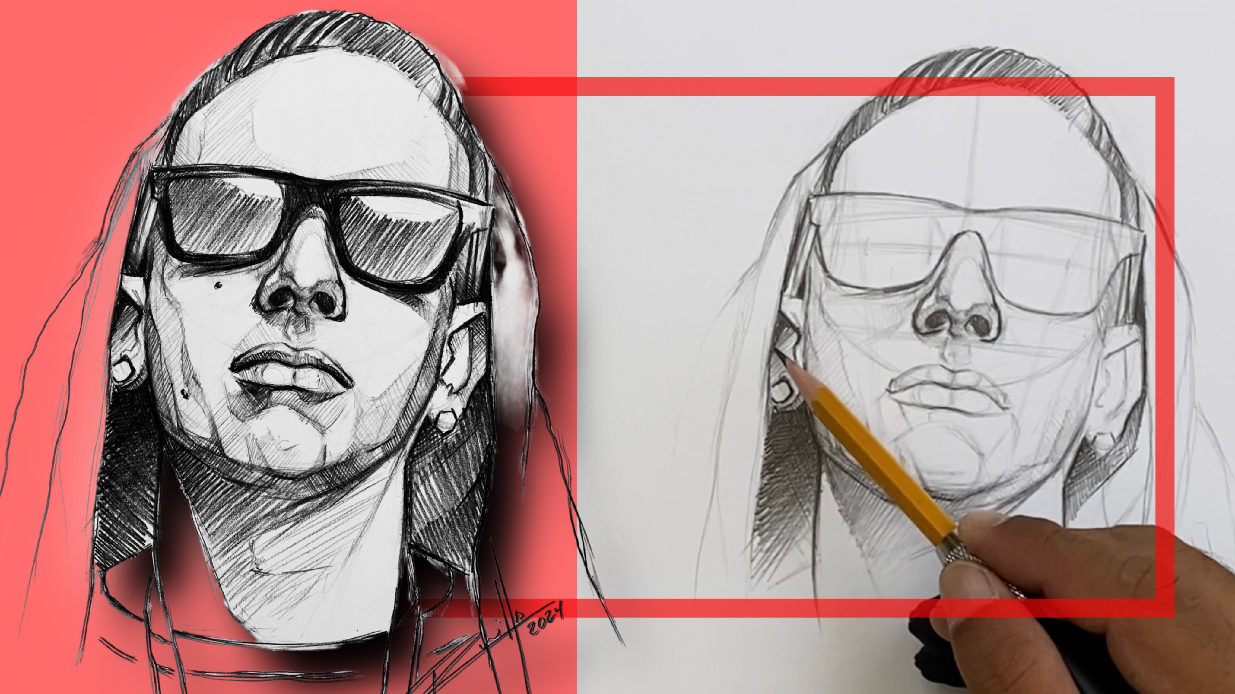 Базовая структура Лумиса для начинающих в рисовании портрета. Короткая версия