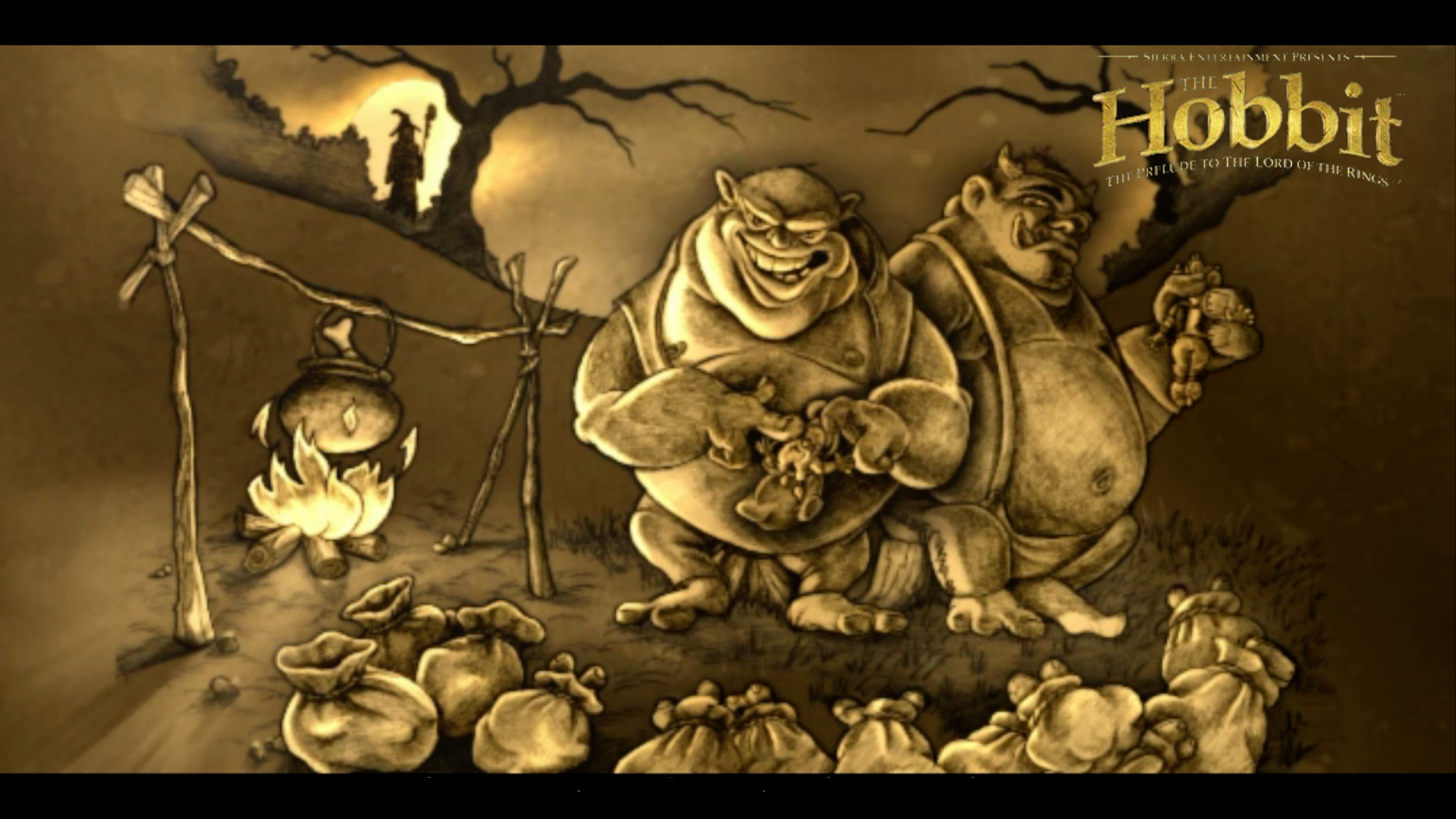 Поиски пещеры тролей (молчаливое прохождение) -The Hobbit (игра, 2003) #2