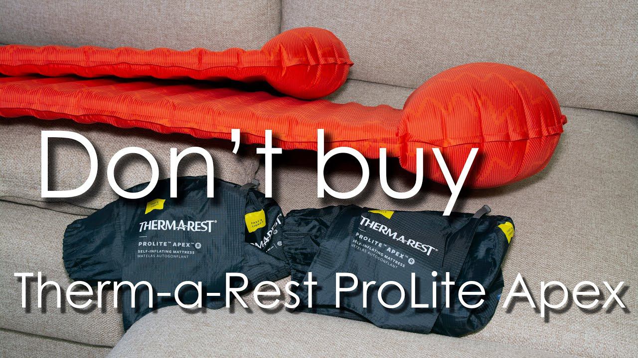 Negative review on  Therm-a-Rest . Отзыв после  трех дней использования #ProLite Apex.