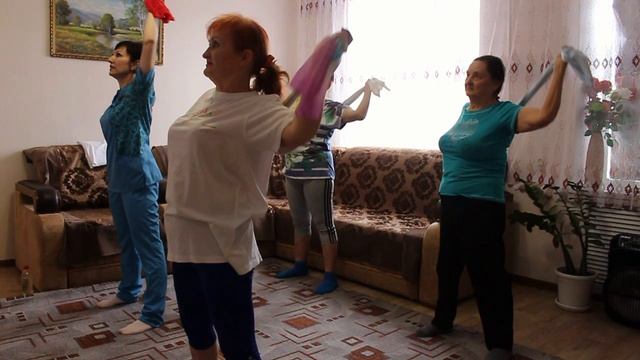 Очередное занятие цикла группы здоровья по Восточным оздоровительным практикам Нефтекумского КЦСОН