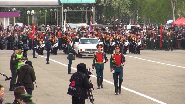 Парад войск Уссурийского гарнизона 9 мая 2024 года