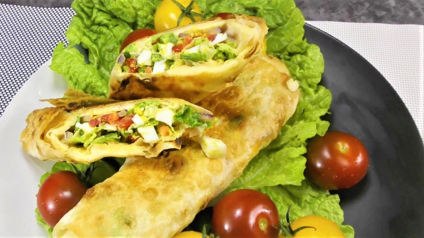 Салатик в лаваше - просто, как всё гениальное!)).mp4