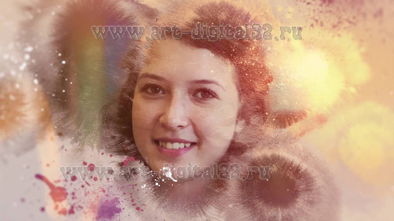 Слайд-шоу "Акварель"