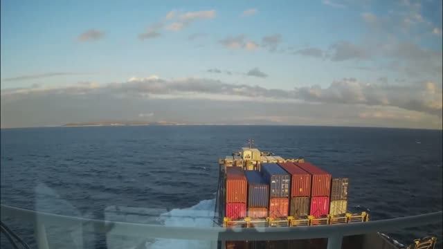 Хорватия, прибытие в Сплит.  Timelapse.