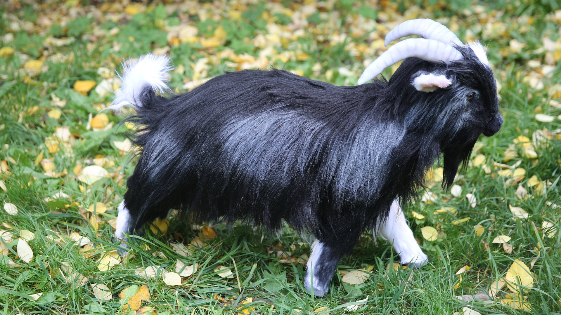 Козел Тимур - реалистичная подвижная мягкая игрушка ручной работы 2019 год