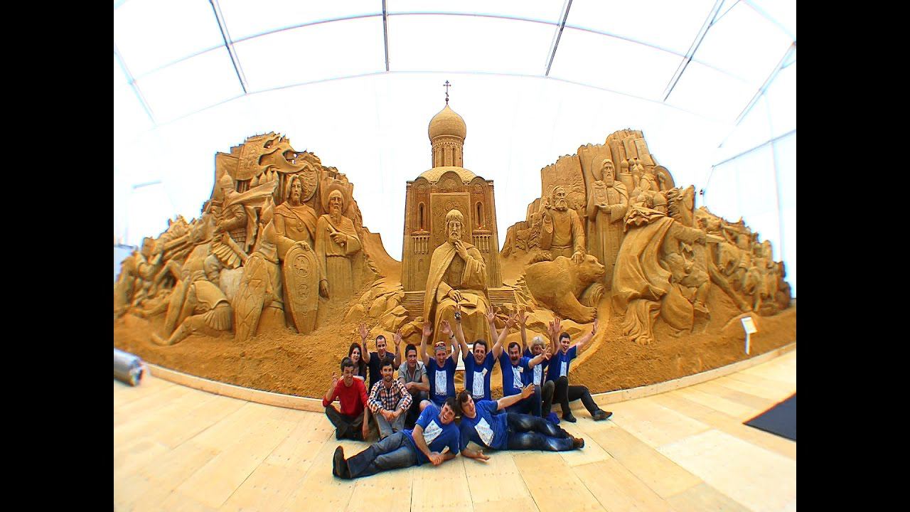 Выставка песчанной скульптуры, Москва, Май 2011