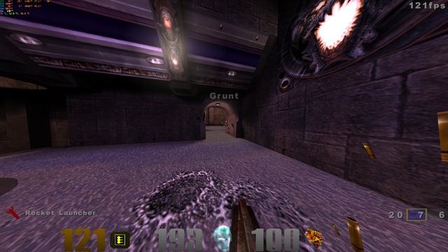 Quake 3 arena 4k, сложность крутой, прохождение DM6