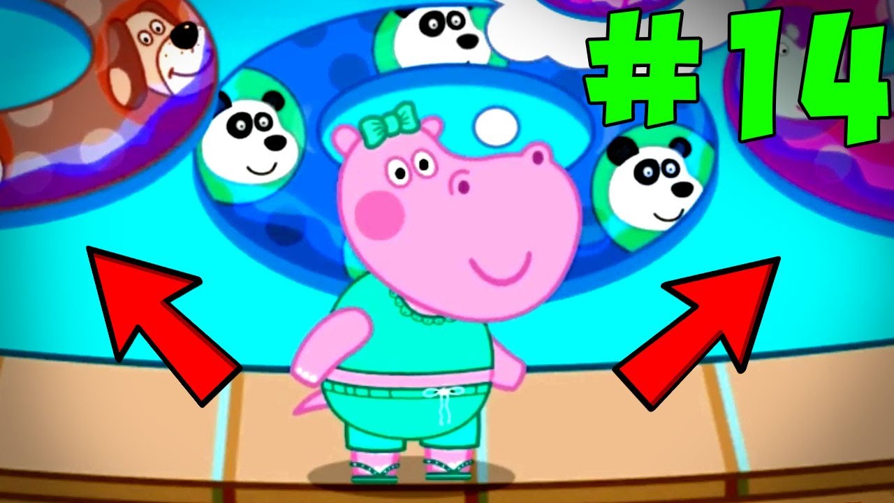 Аквапарк.14 серия игры Семейка Гиппо. Приключения Hippo на канале BabyMax. Прохождение игры
