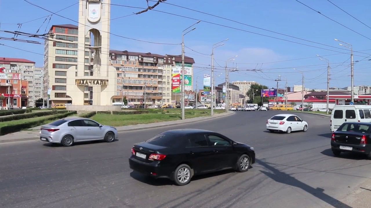 Троллейбусное кольцо. Проспект Шамиля. Махачкала.