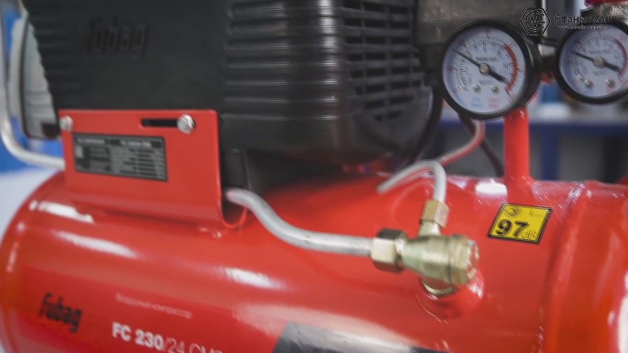 Компрессоры Fubag. Подключение компрессора к электросети. Купить компрессор в Станкомаш.