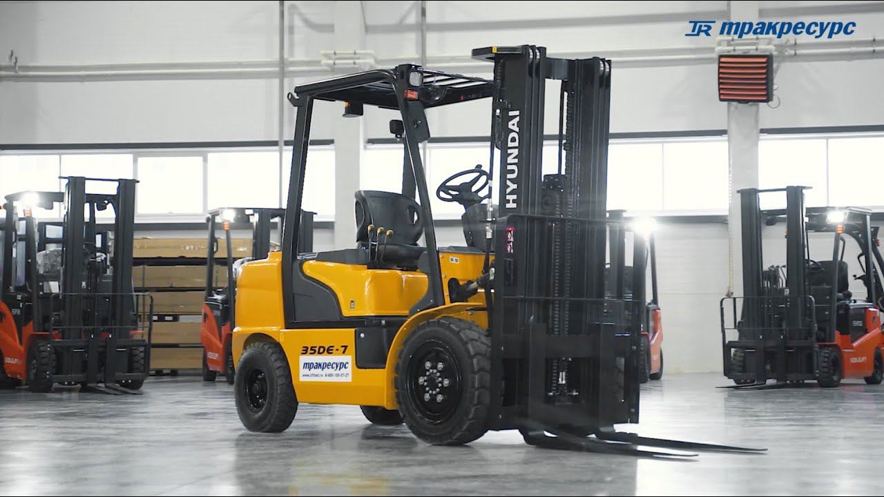 Вилочный погрузчик Hyundai с ДВС