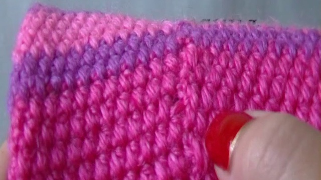 Рукав крючком вкруговую