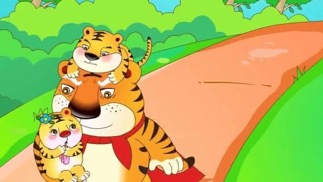 Мультфильм на китайском языке. Закат.