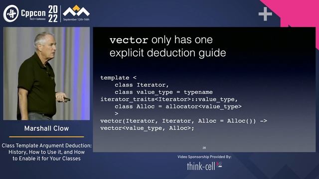 C++ Class Template Argument Deduction - History, Uses, & Enabling it for Classes - Marshall Clow
