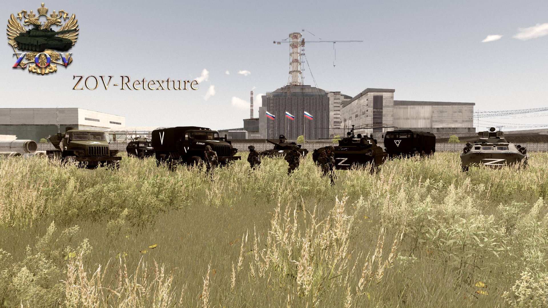 Arma 3. Обзор мода ZOV-Retexture и Флаги СВО.