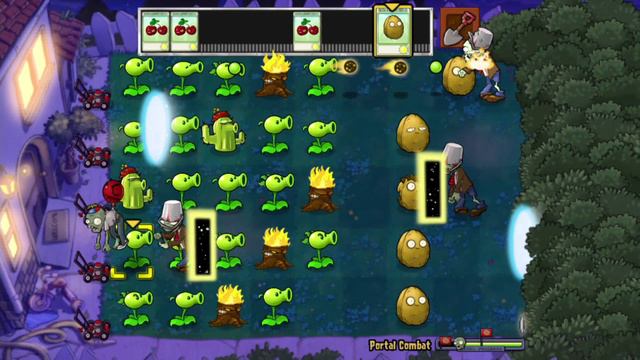 18-Plants vs Zombies. Мини игры 9-12, прохождение, с получением трофеев